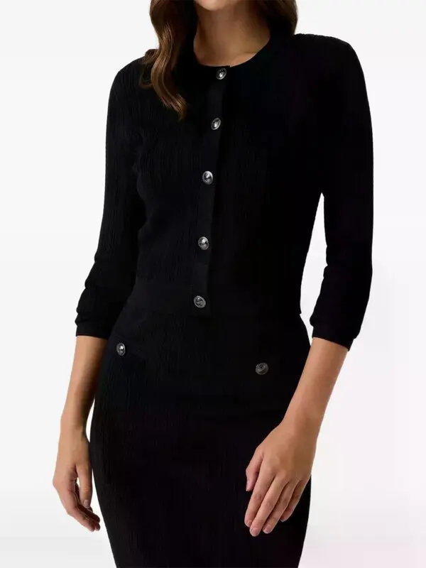 Guess Cable-knit Button-down Cardigan