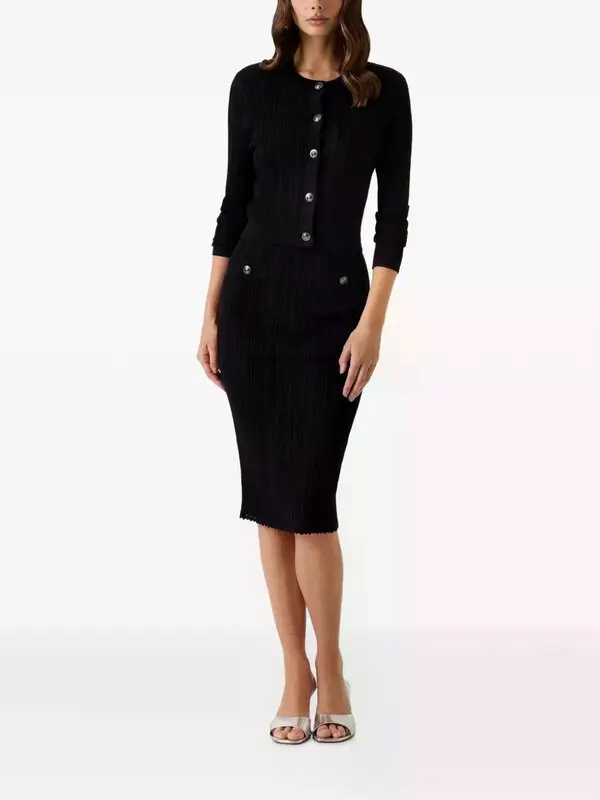 Guess Cable-knit Button-down Cardigan