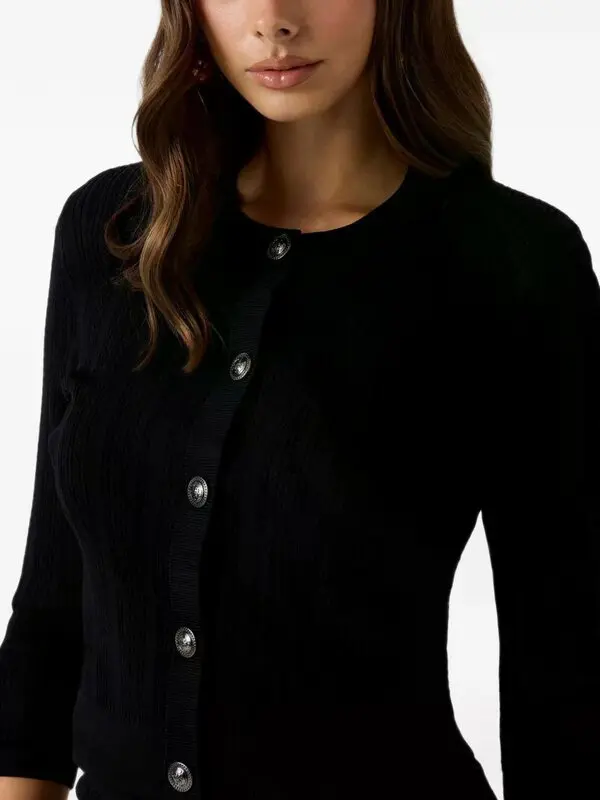 Guess Cable-knit Button-down Cardigan