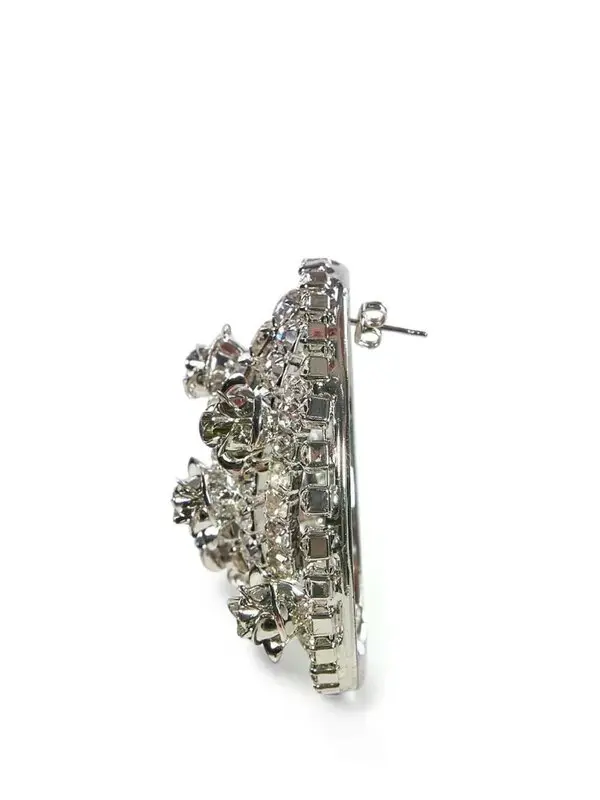 Magda Butrym Crystal-embellished Floral Earrings