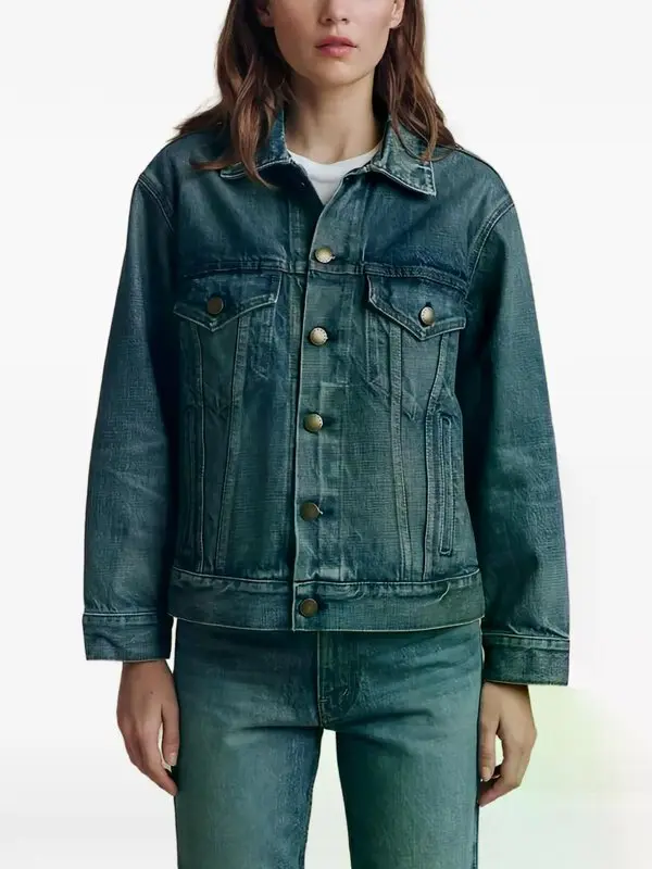 The Great. Atlantic Oversized Denim Jacket