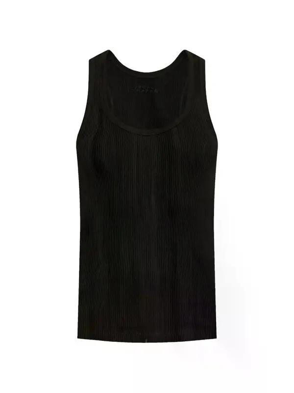 Isabel Marant Étoile Ribbed Logo-embroidered Top