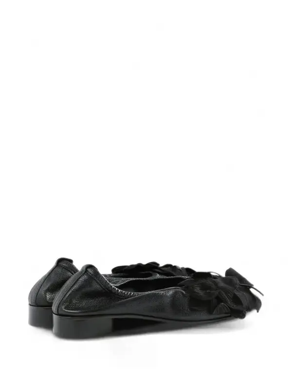 Hereu Floral-applique Ballet Flats