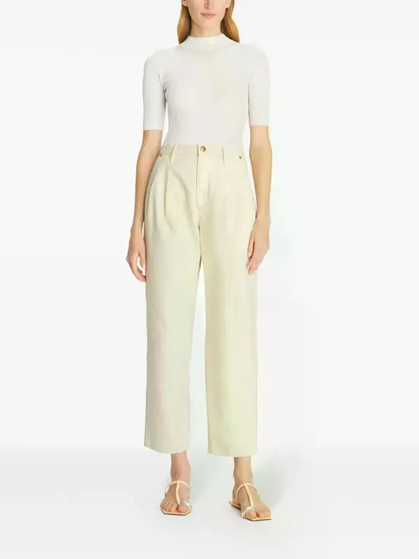 Tory Burch Pleated Jeans