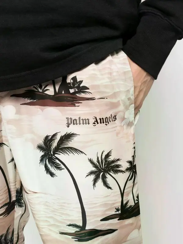Palm Angels Palm Tree-print Trousers