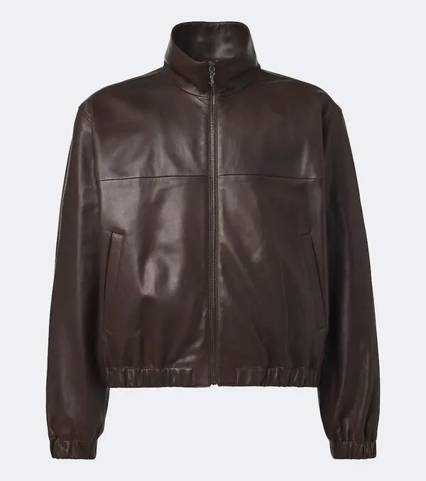Saint Laurent Leather Blouson Jacket