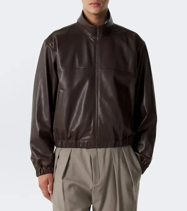 Saint Laurent Leather Blouson Jacket
