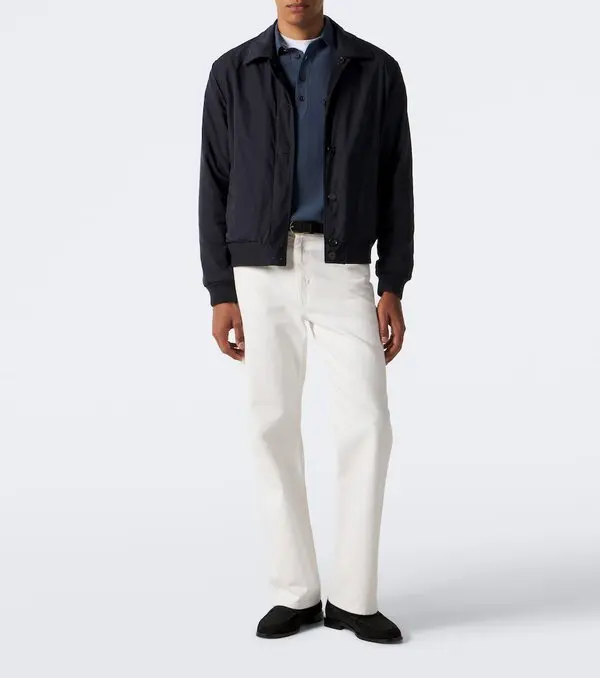 Zegna Cashmere Polo Sweater