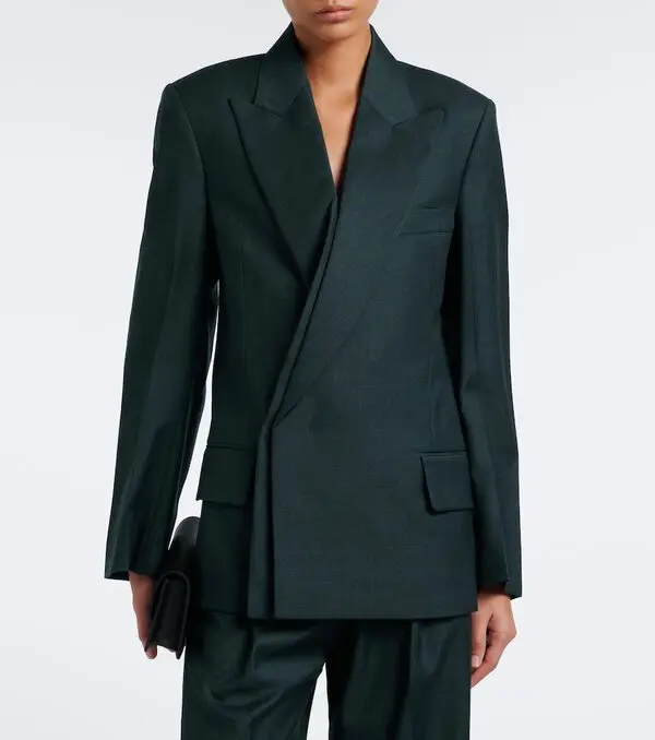 Victoria Beckham Olie Virgin Wool Blazer