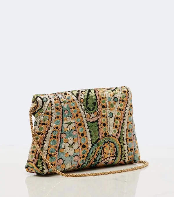 Dries Van Noten Medium Jacquard Clutch