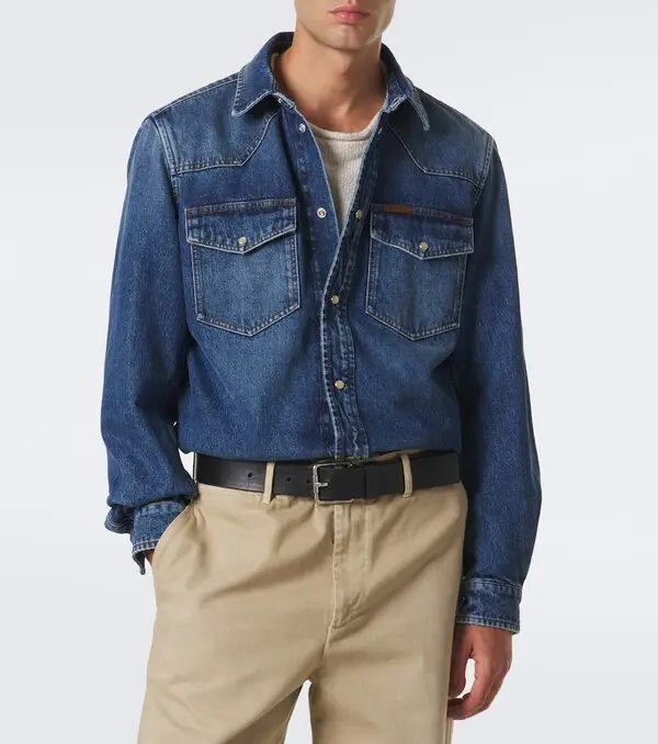 Moncler Denim Western Shirt