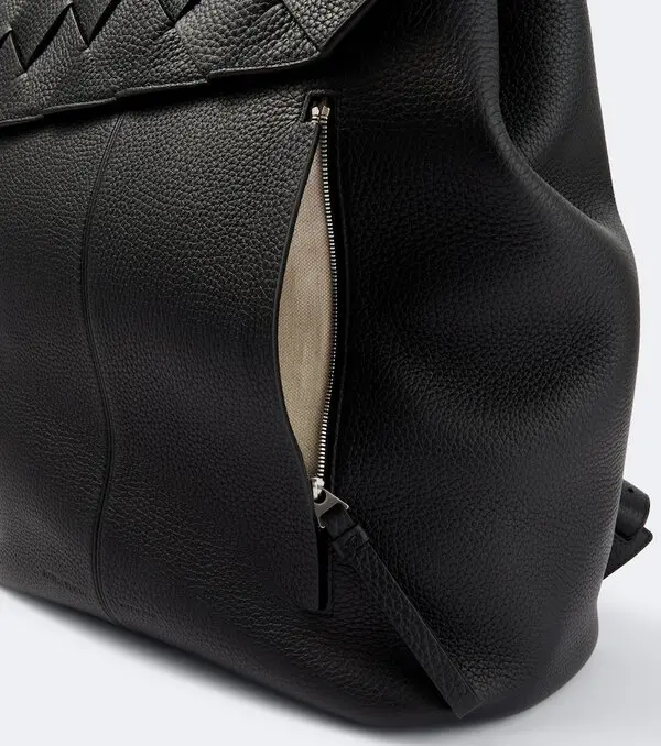 Bottega Veneta Diago Intreccio Leather Backpack