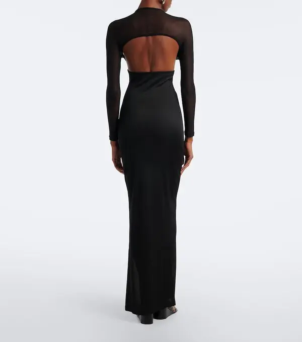 Christopher Esber Orbit Cutout Embellished Maxi Dress