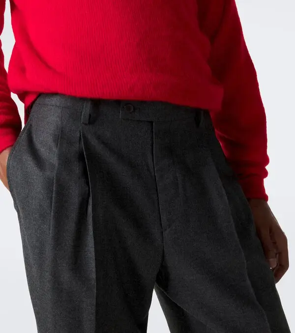 Auralee Wool Straight Pants
