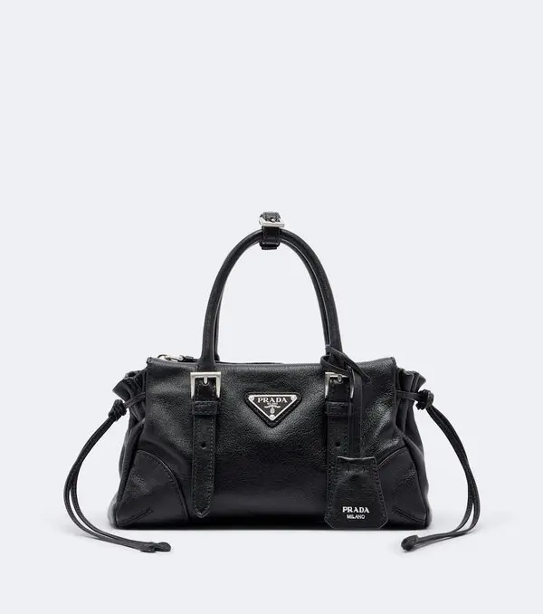 Prada Karin Small Leather Top-handle Bag