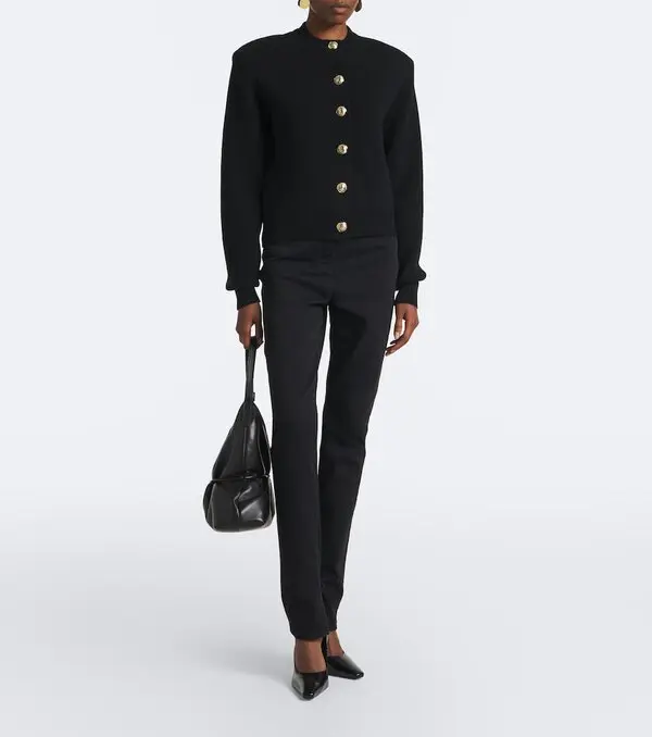 Balmain Cashmere And Wool Cardigan