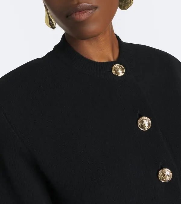 Balmain Cashmere And Wool Cardigan