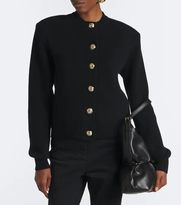 Balmain Cashmere And Wool Cardigan
