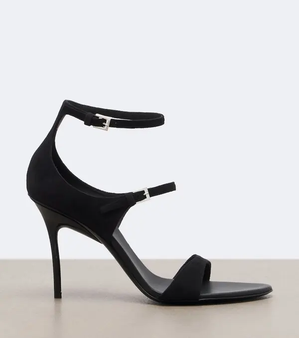 Alaïa Drop Suede Sandals