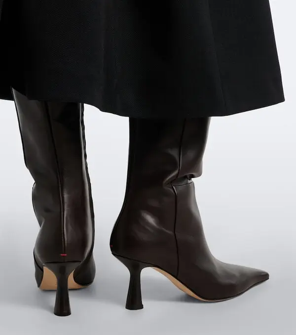 AeydĒ Vina Leather Knee-high Boots