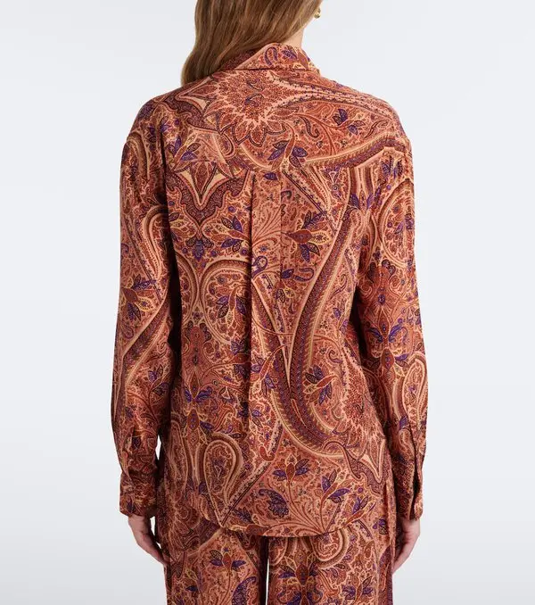 Ulla Johnson Lise Tie-neck Silk Crepe De Chine Blouse