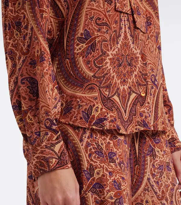 Ulla Johnson Lise Tie-neck Silk Crepe De Chine Blouse