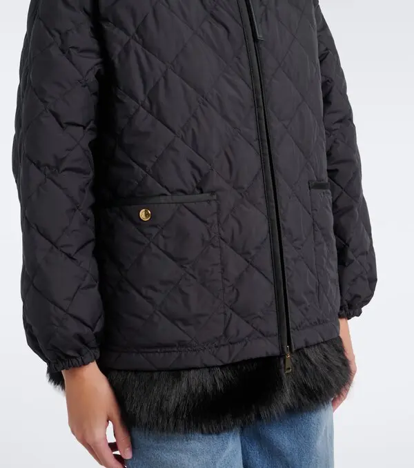 Moncler Chaleureux Convertible Quilted Down Jacket