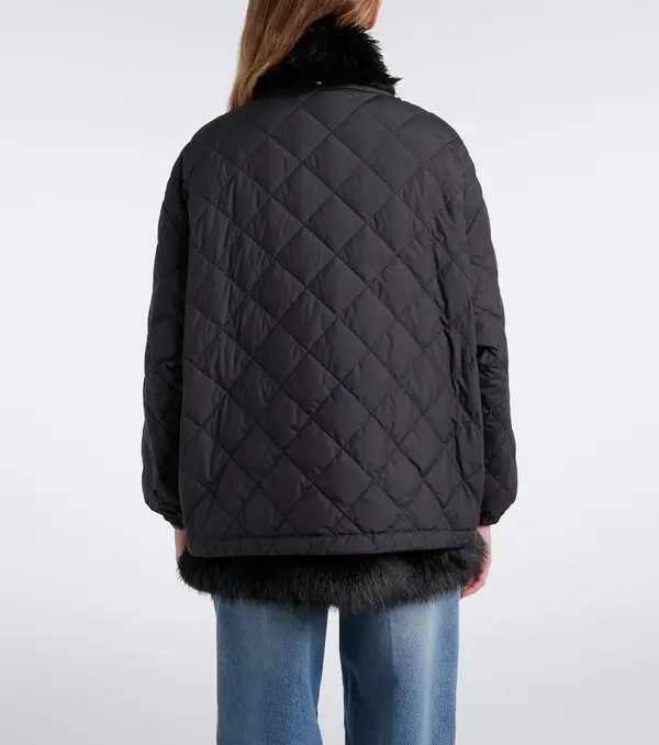 Moncler Chaleureux Convertible Quilted Down Jacket