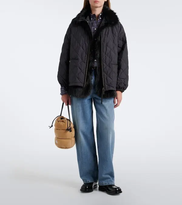 Moncler Chaleureux Convertible Quilted Down Jacket