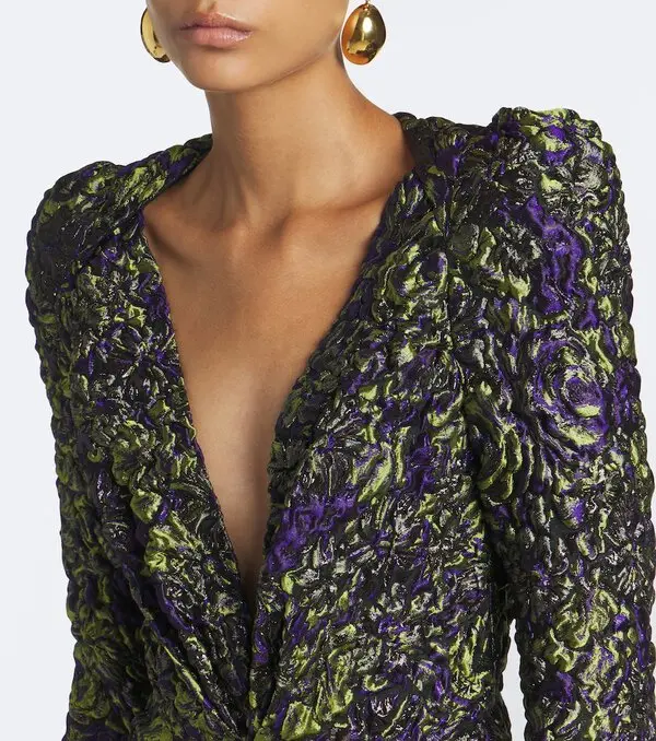 Balmain Jacquard Midi Dress