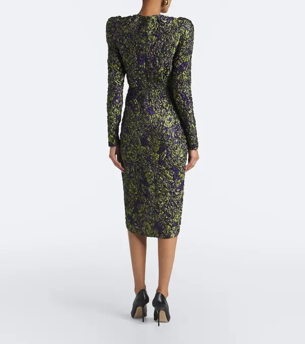 Balmain Jacquard Midi Dress
