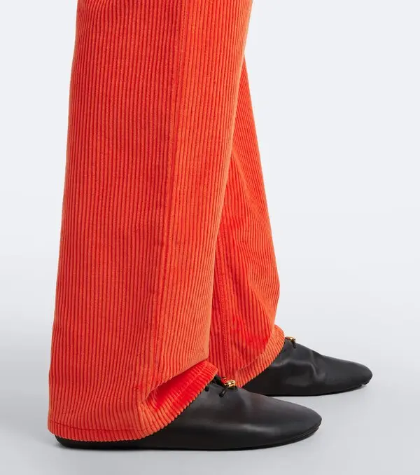 Loewe Cotton Corduroy Straight Pants