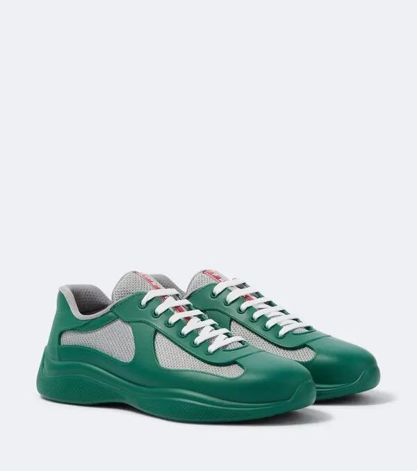 Prada America's Cup Sneakers - Green