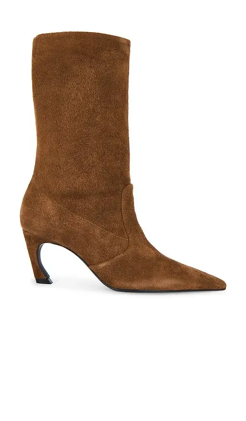 Schutz Lexi Mid Slouch Bootie In . Also - Chocolate
