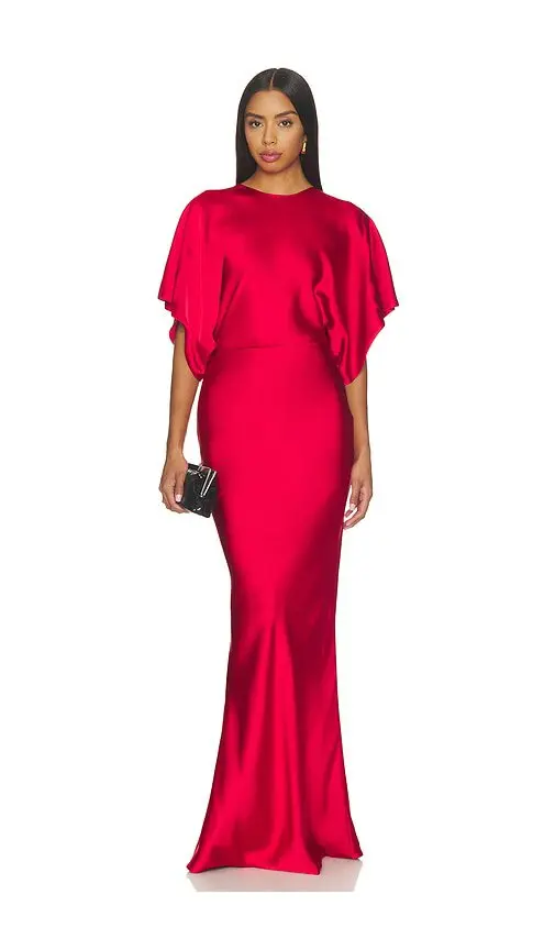 Norma Kamali Reverse Obie Gown In . Also