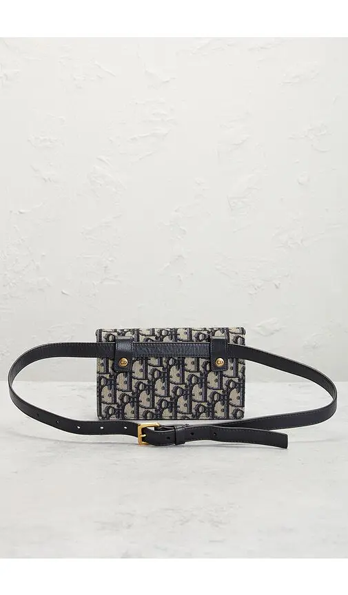 FWRD RENEW Dior Oblique Saddle Belt Bag