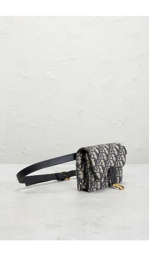 FWRD RENEW Dior Oblique Saddle Belt Bag