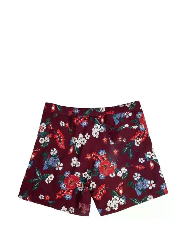 Moncler Floral-print Swim Shorts