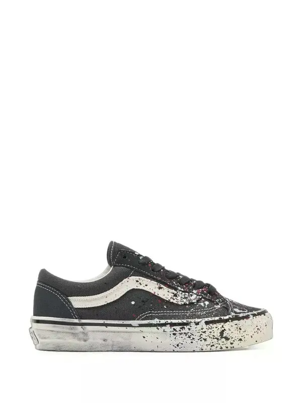 VANS Old Skool 36 Paint-splatter Sneakers - Black