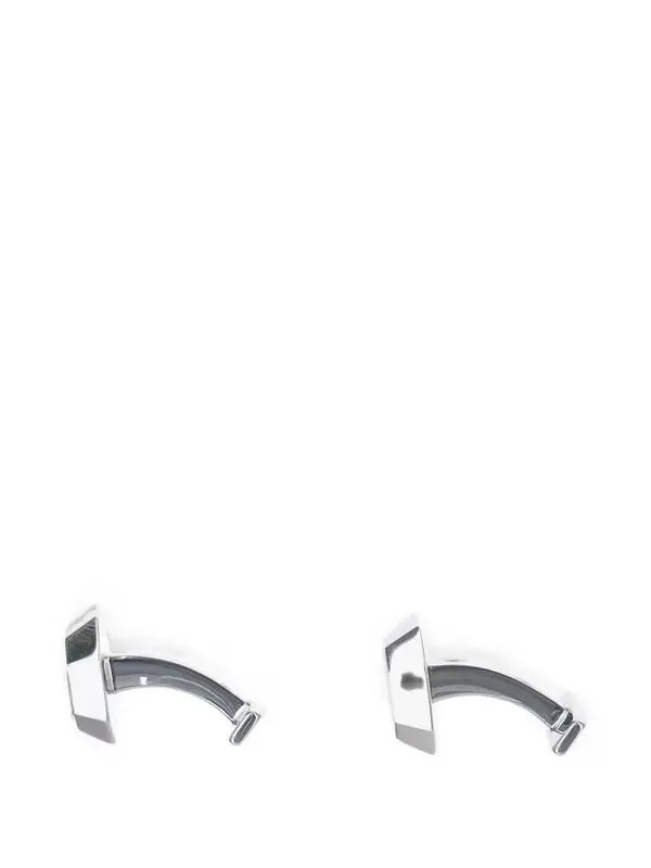 BOSS Textured Octagonal-shaped Cufflinks In Brass