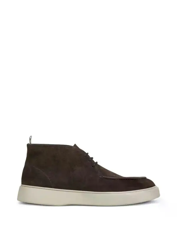 Officine Creative Suede Lace-up Sneakers