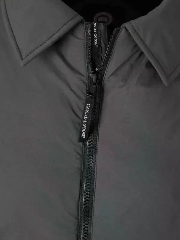 Canada Goose Lodge Track Logo-patch Zip-up Jacket - Grey