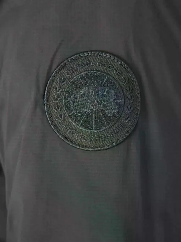 Canada Goose Lodge Track Logo-patch Zip-up Jacket - Grey