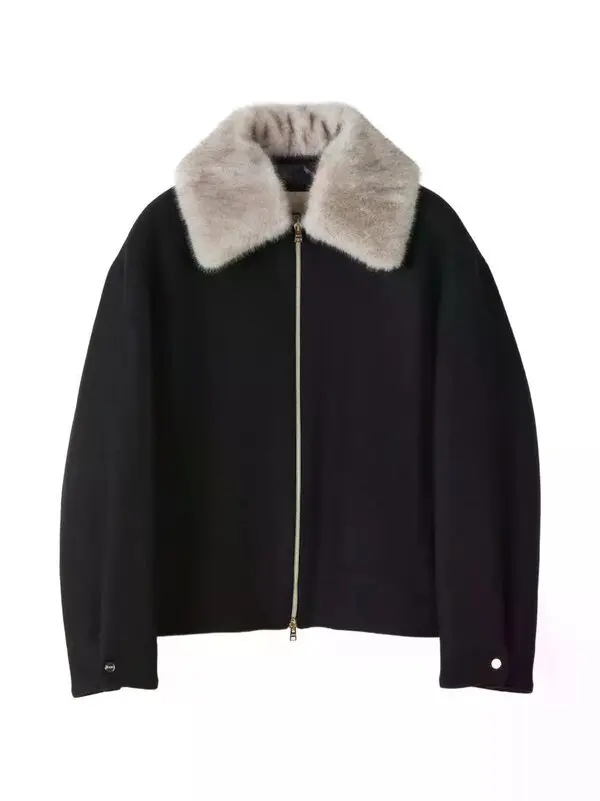 Herno Faux-fur Collar Jacket