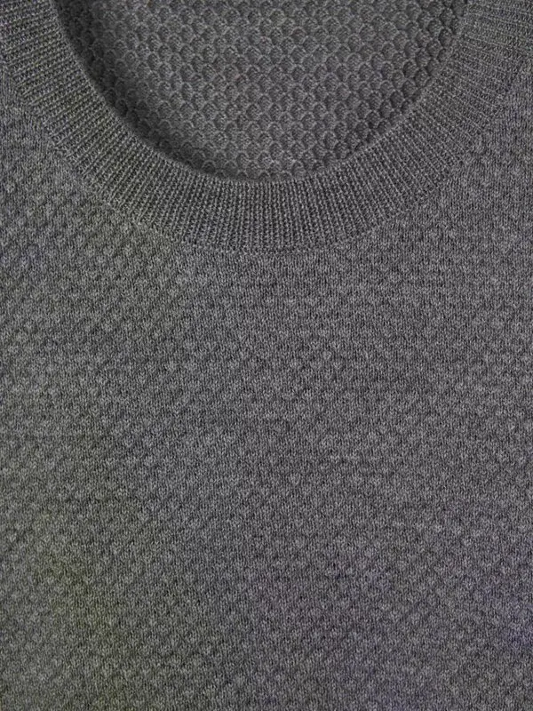 ZANONE Waffle-knit Crew-neck Sweater