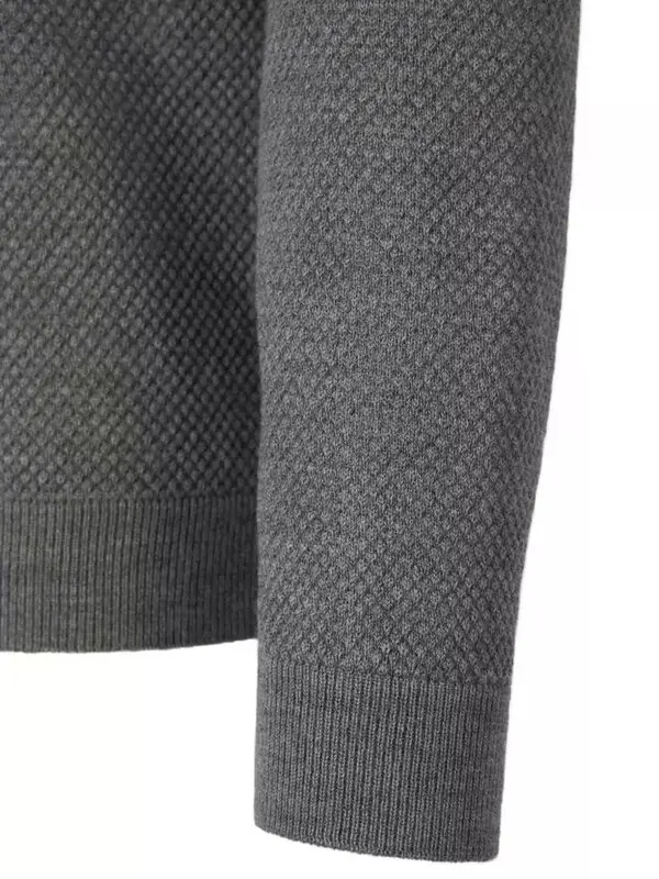ZANONE Waffle-knit Crew-neck Sweater