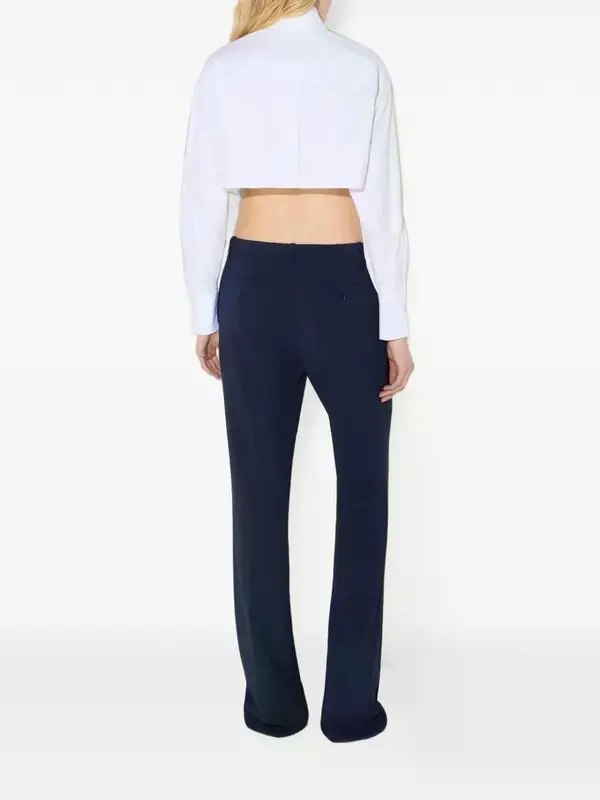 Elisabetta Franchi Lightweight Crêpe Fabric Trousers