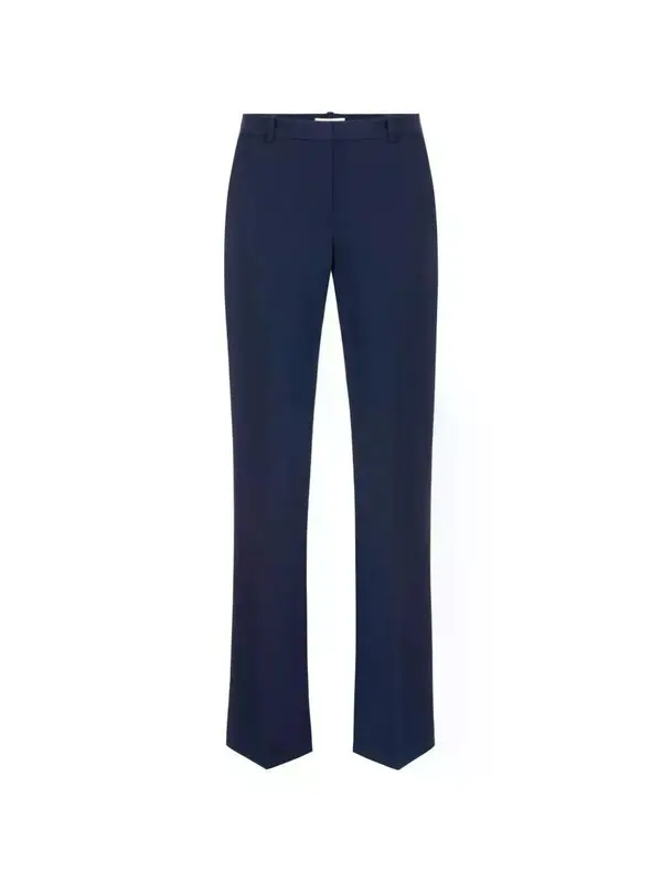 Elisabetta Franchi Lightweight Crêpe Fabric Trousers - Blue