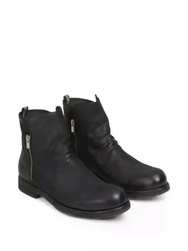 Officine Creative Side-zip Leather Boots
