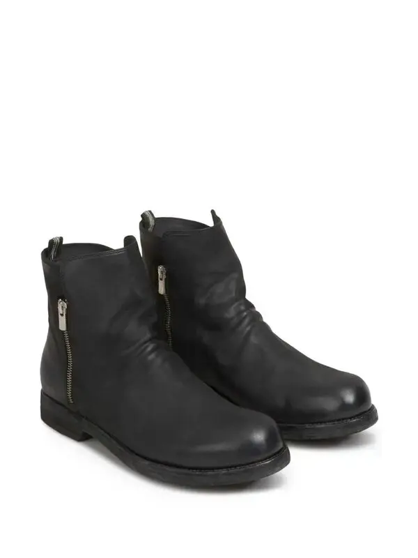 Officine Creative Side-zip Leather Boots